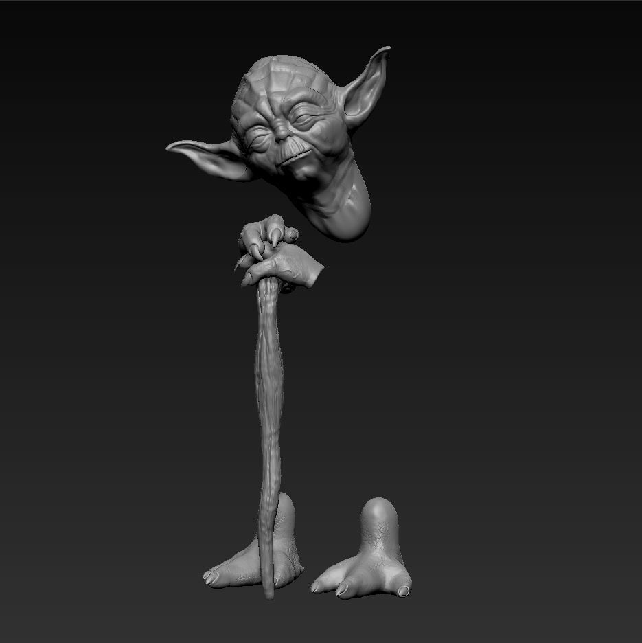 STAR WARS - LIFE SIZE YODA 3D model | CGTrader