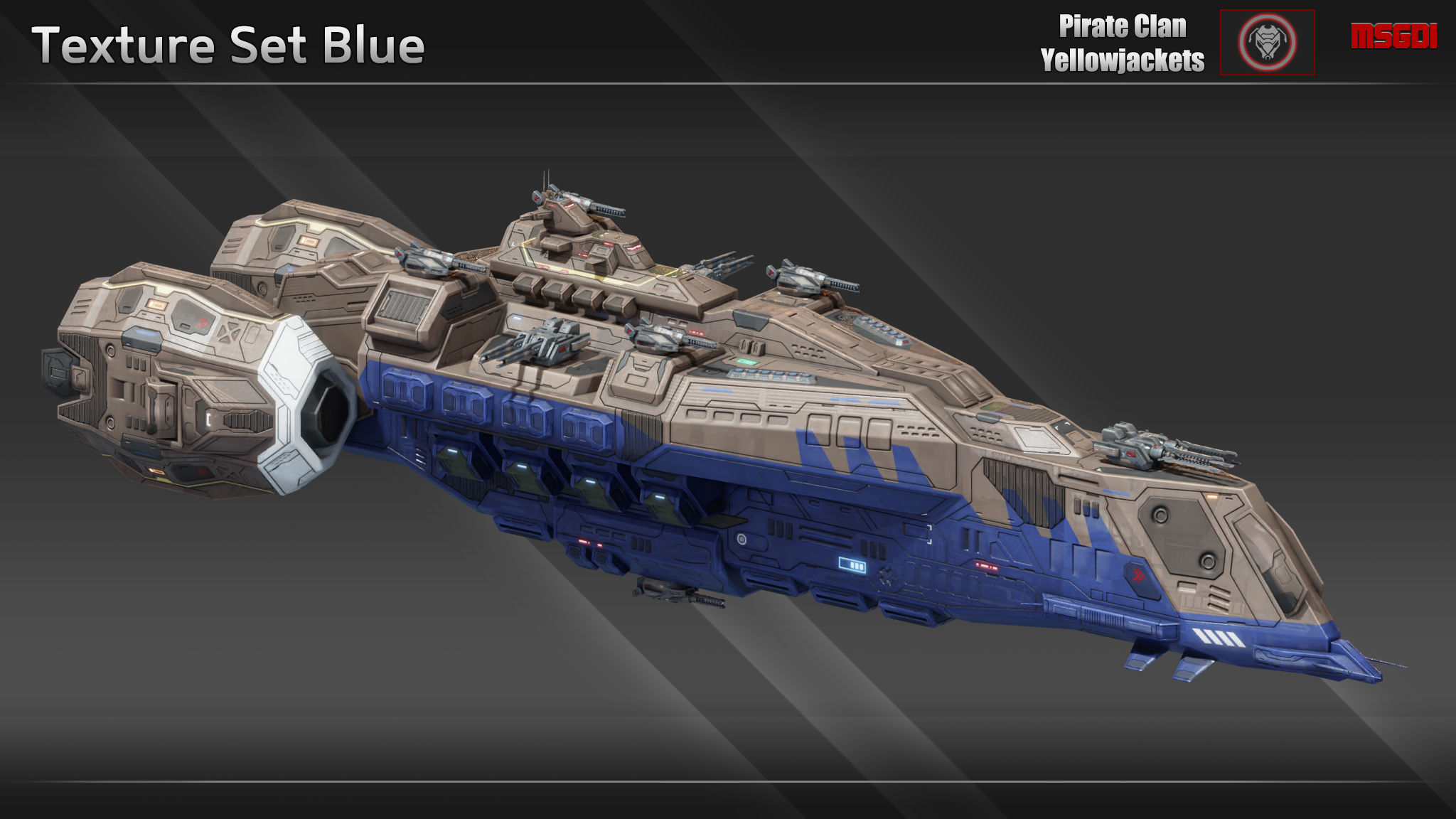 3D model Spaceship Lancer Battlecruiser VR / AR / low-poly | CGTrader