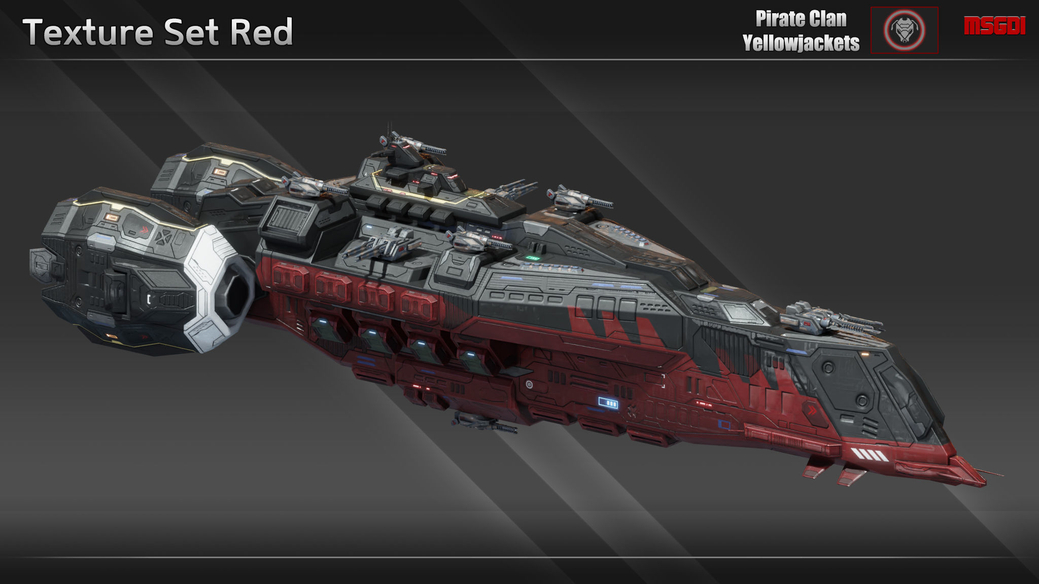 3D model Spaceship Lancer Battlecruiser VR / AR / low-poly | CGTrader