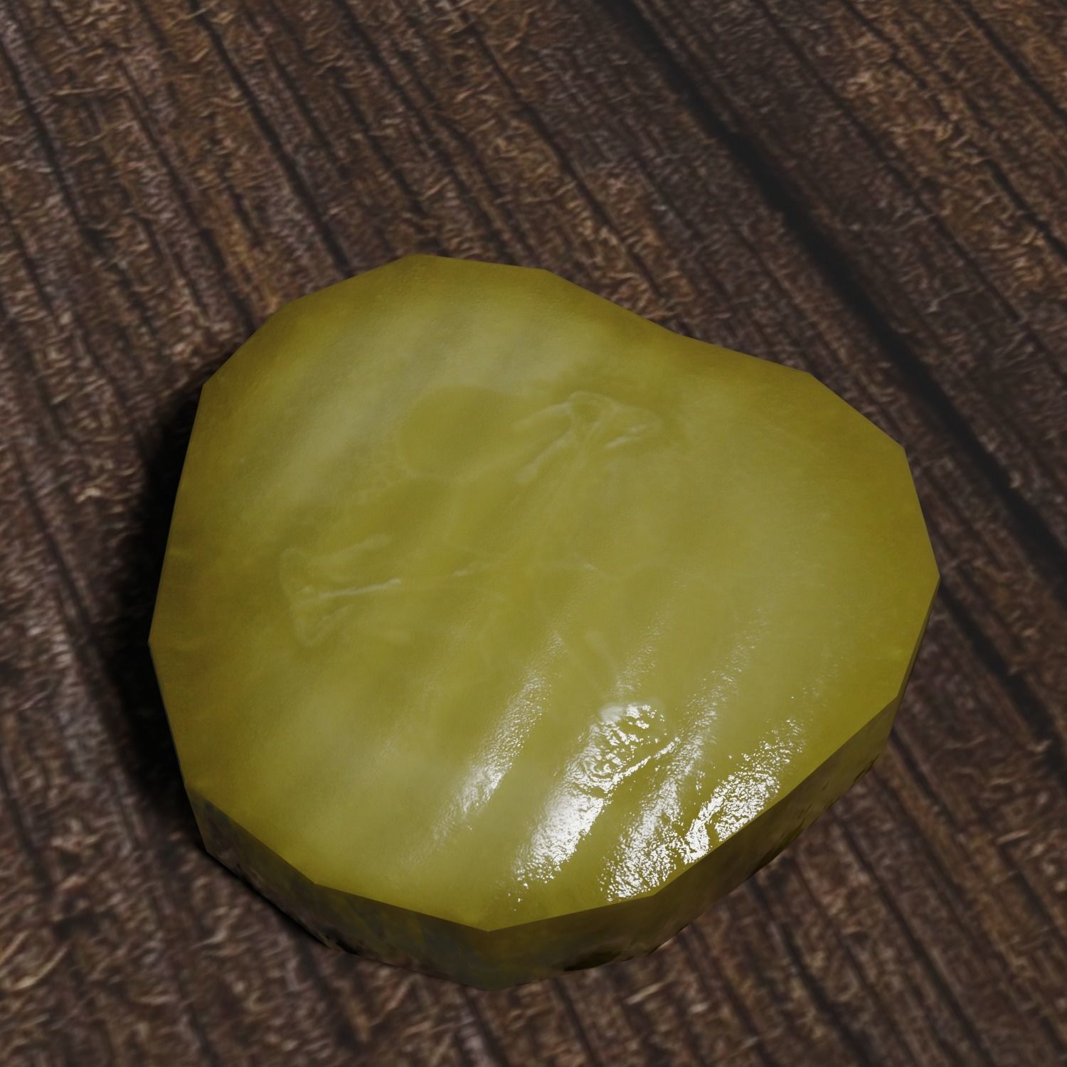 3D model Low poly scene with pickles of cucumber VR / AR / low-poly ...