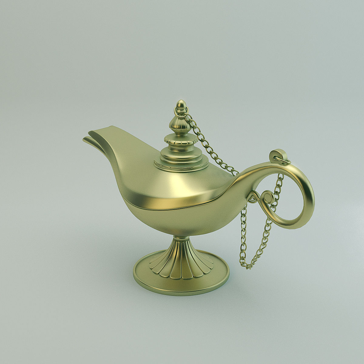 3D model Aladdin Lamp VR / AR / low-poly | CGTrader