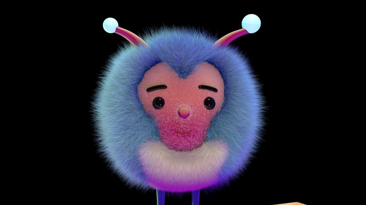 Hairy Character 3D model 3D printable | CGTrader