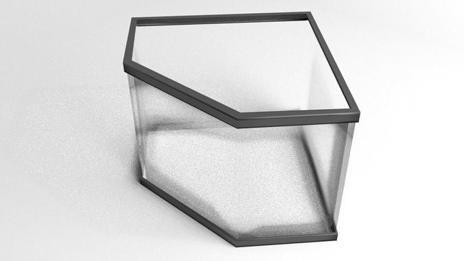 Aquarium - Diamond-Shape 3D model | CGTrader