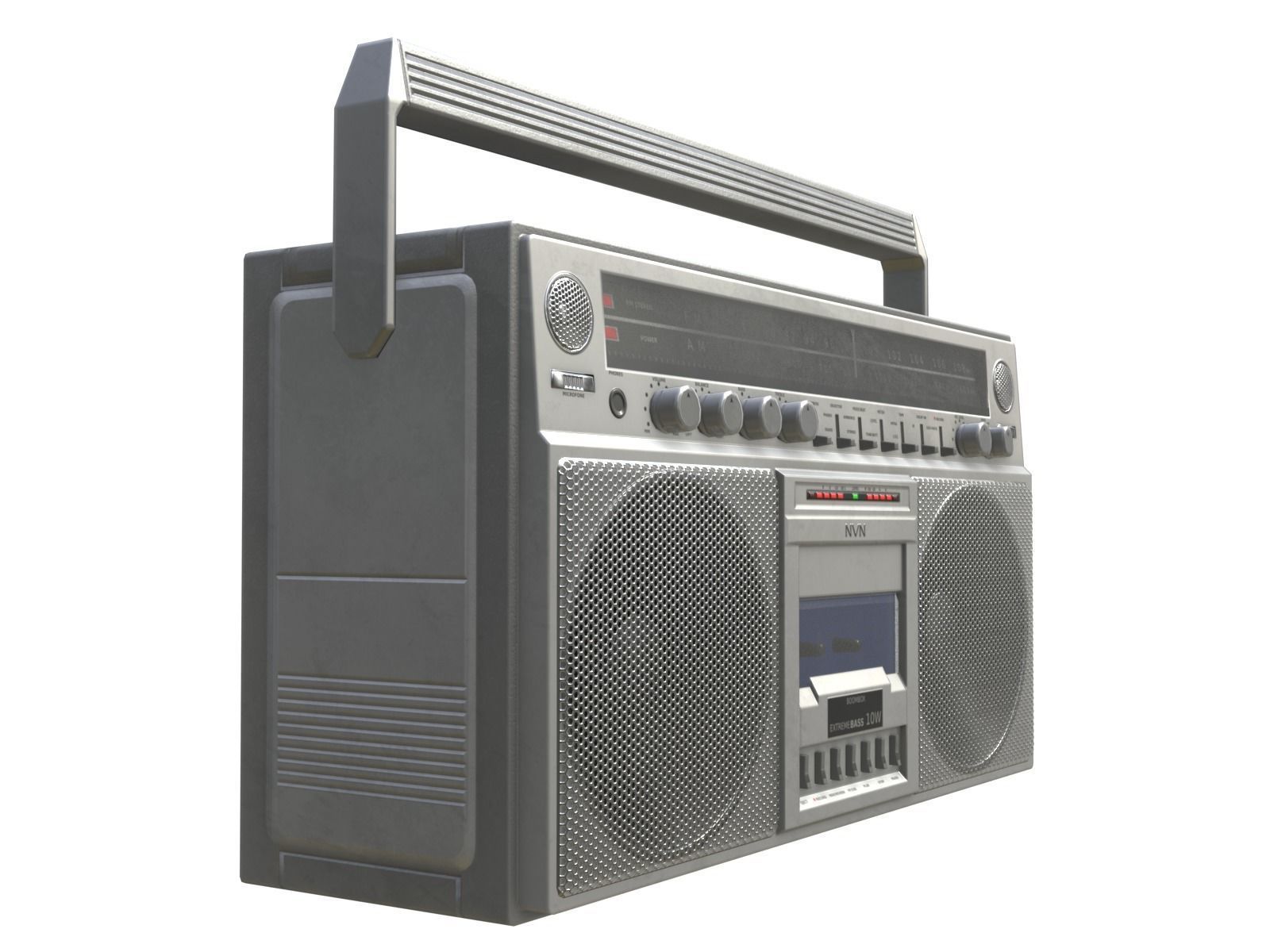 Game-ready Retro Boombox - 2 versions 3D Model Collection | CGTrader