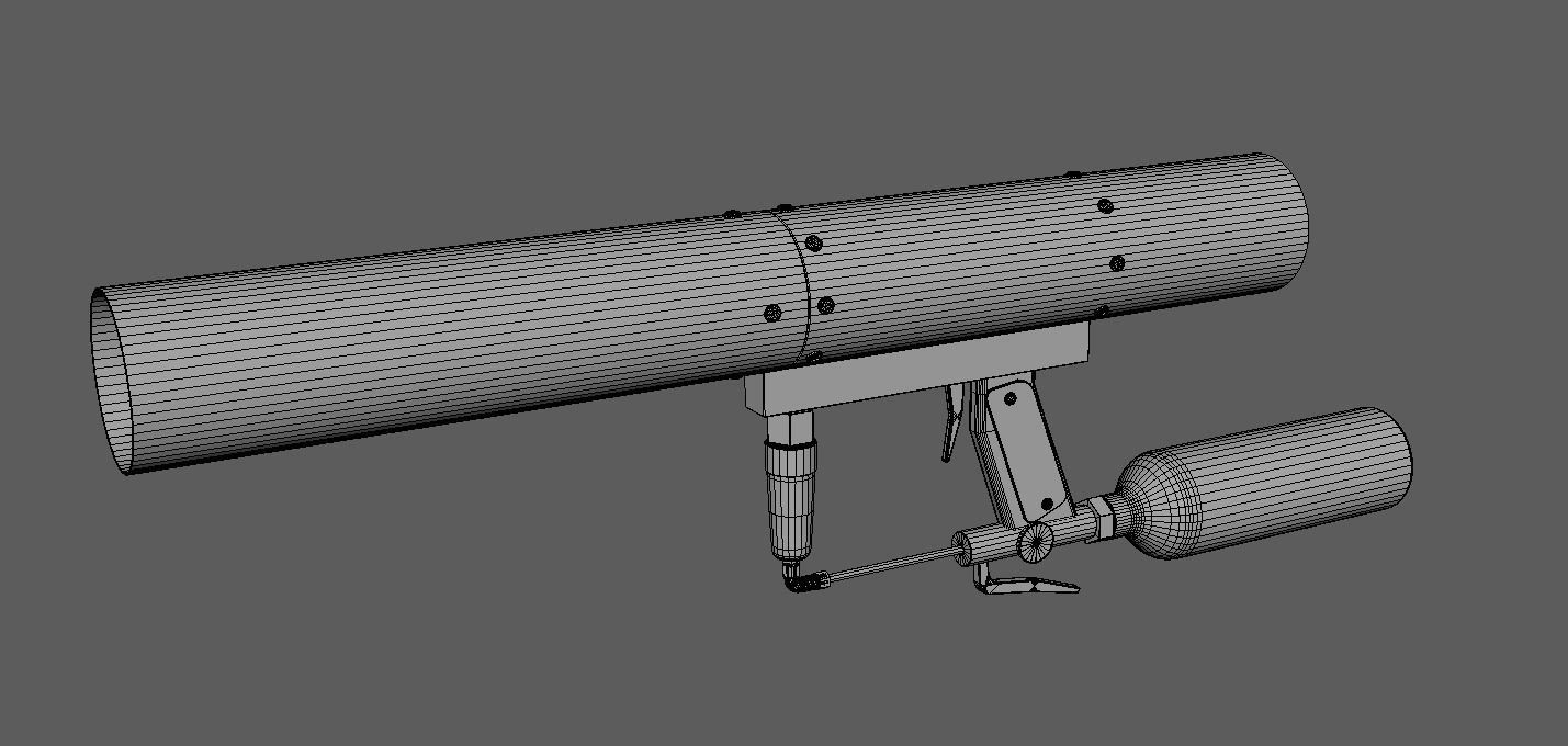 T-Shirt Cannon 3D model | CGTrader