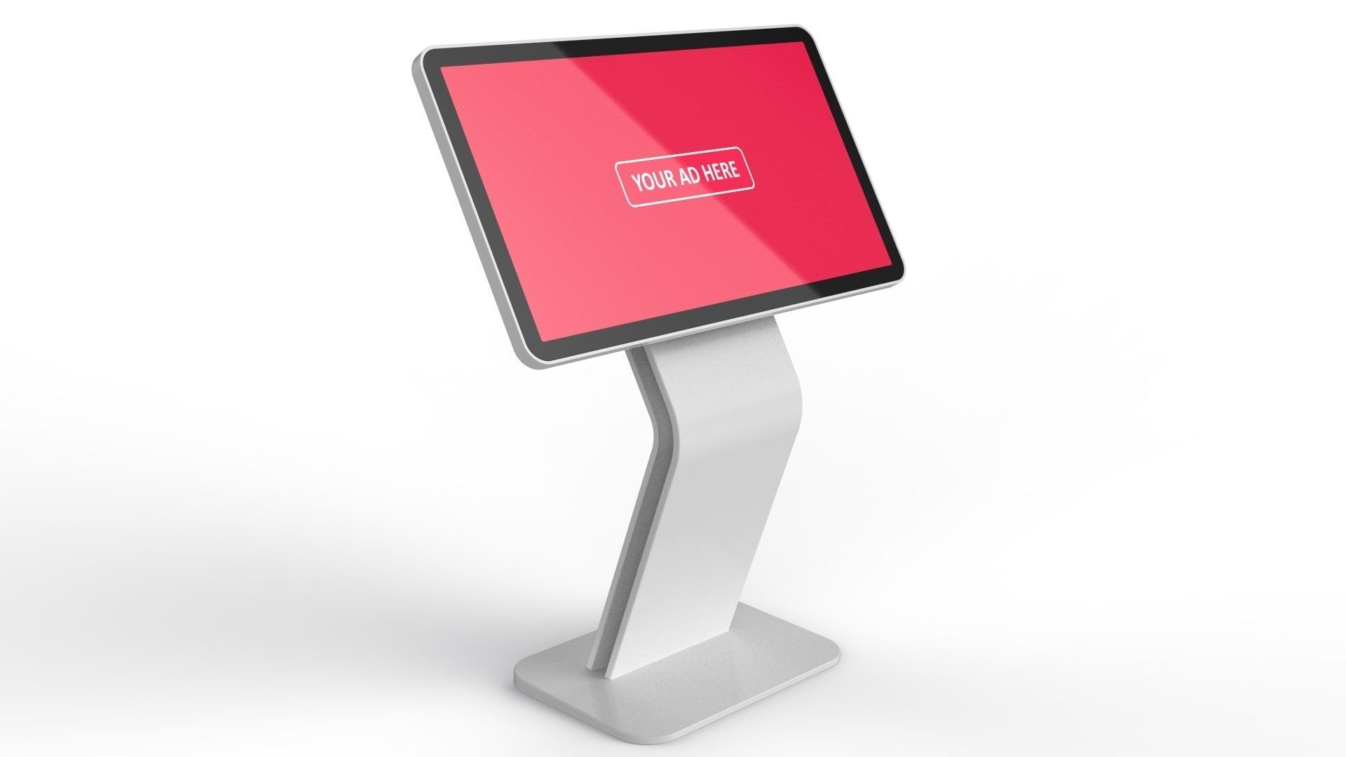 Horizontal Totem Self Service 01 3D model | CGTrader