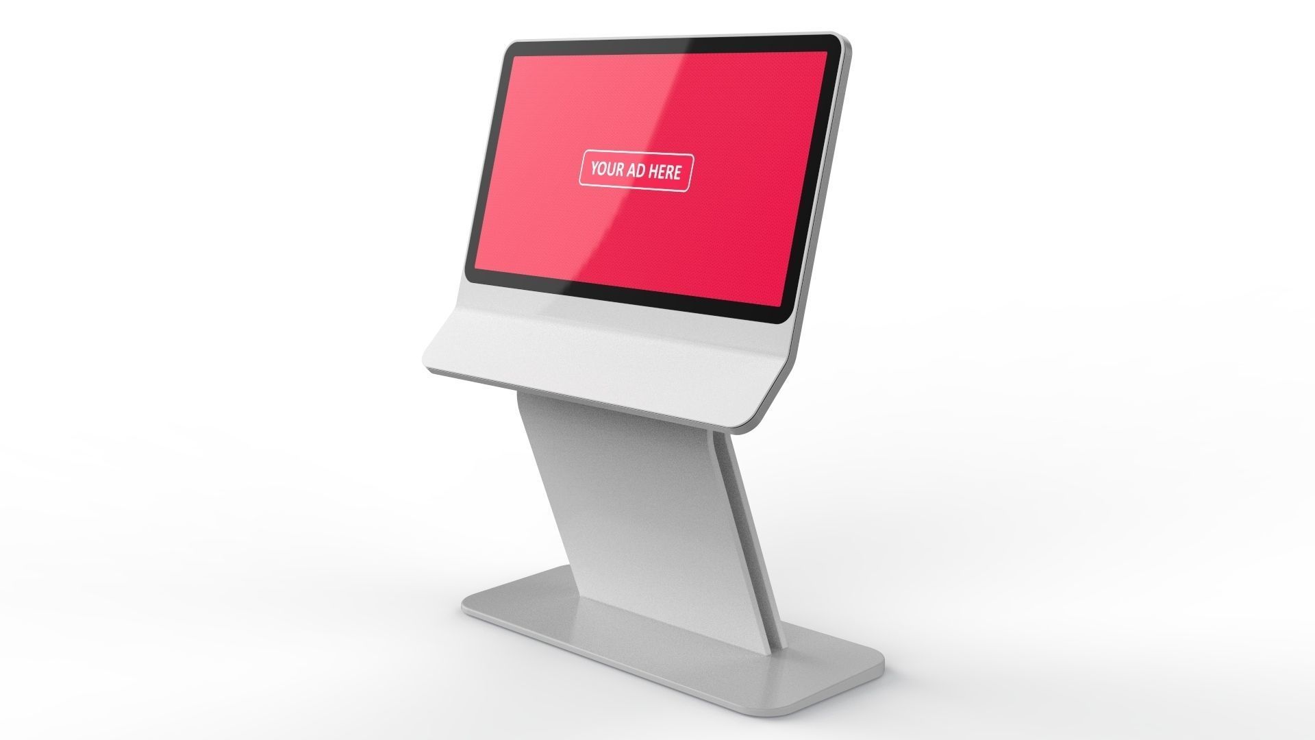 Horizontal Totem Self Service 06 3D model | CGTrader