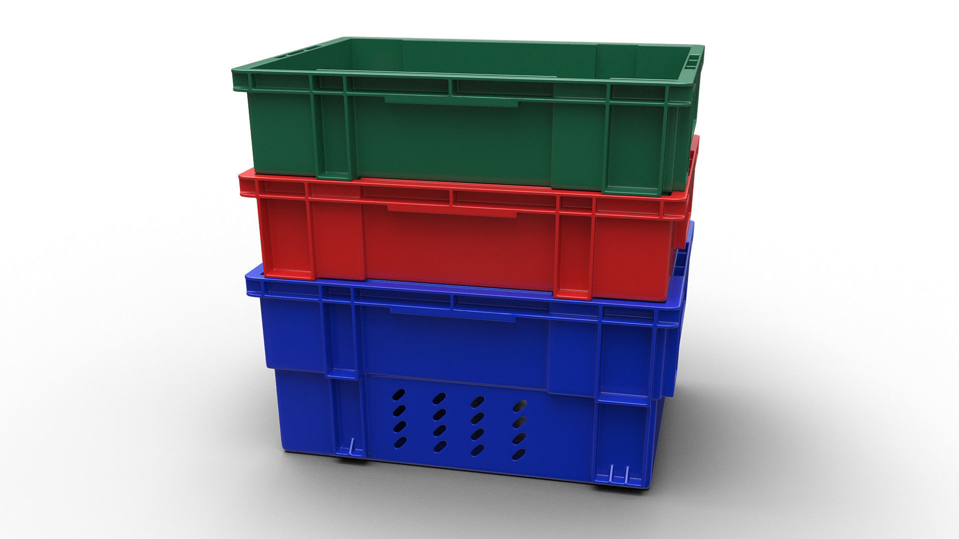 Stack and Nest Container - Storage 3D model | CGTrader