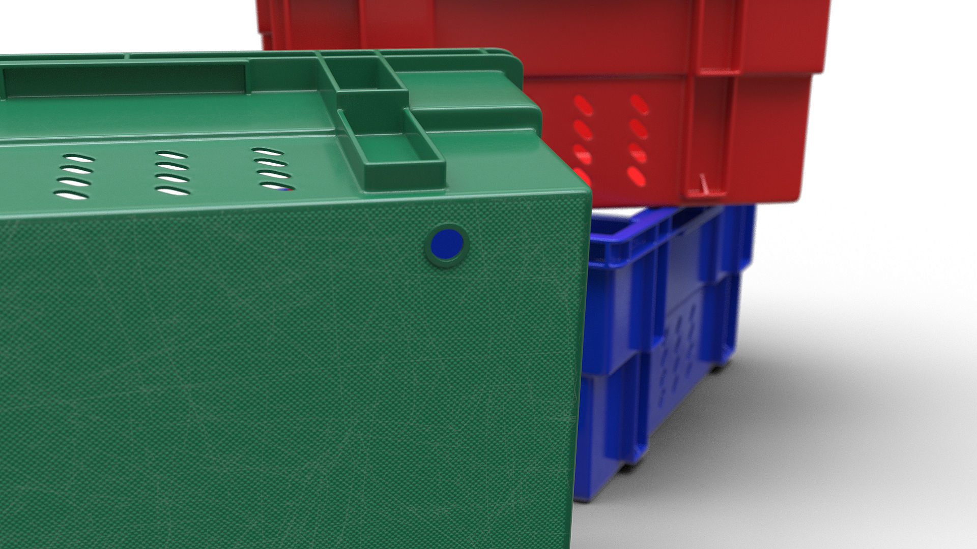 Stack and Nest Container - Storage 3D model | CGTrader