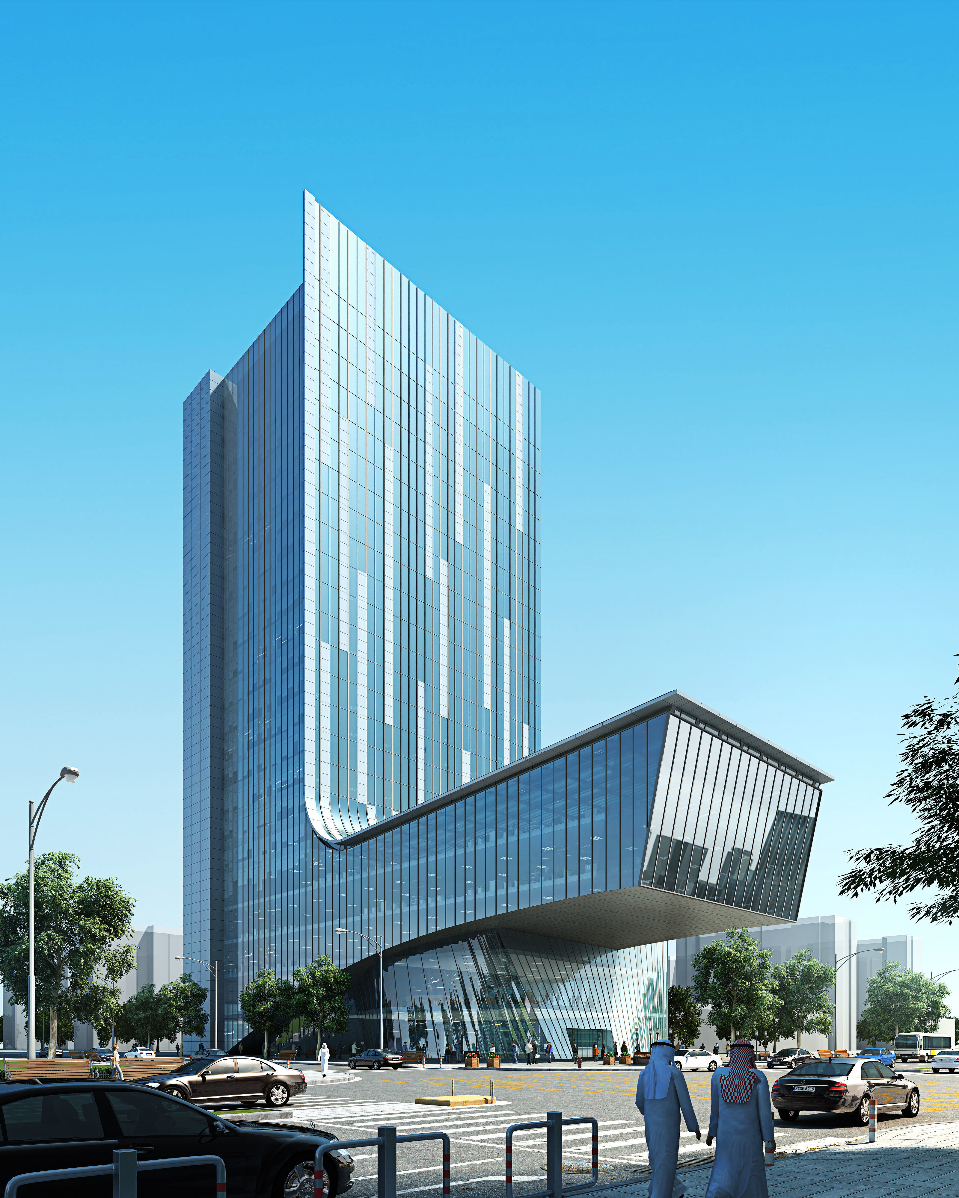 3D Skyscraper Office Building 020 | CGTrader