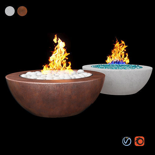 Fire Pit Concrete free 3D model | CGTrader
