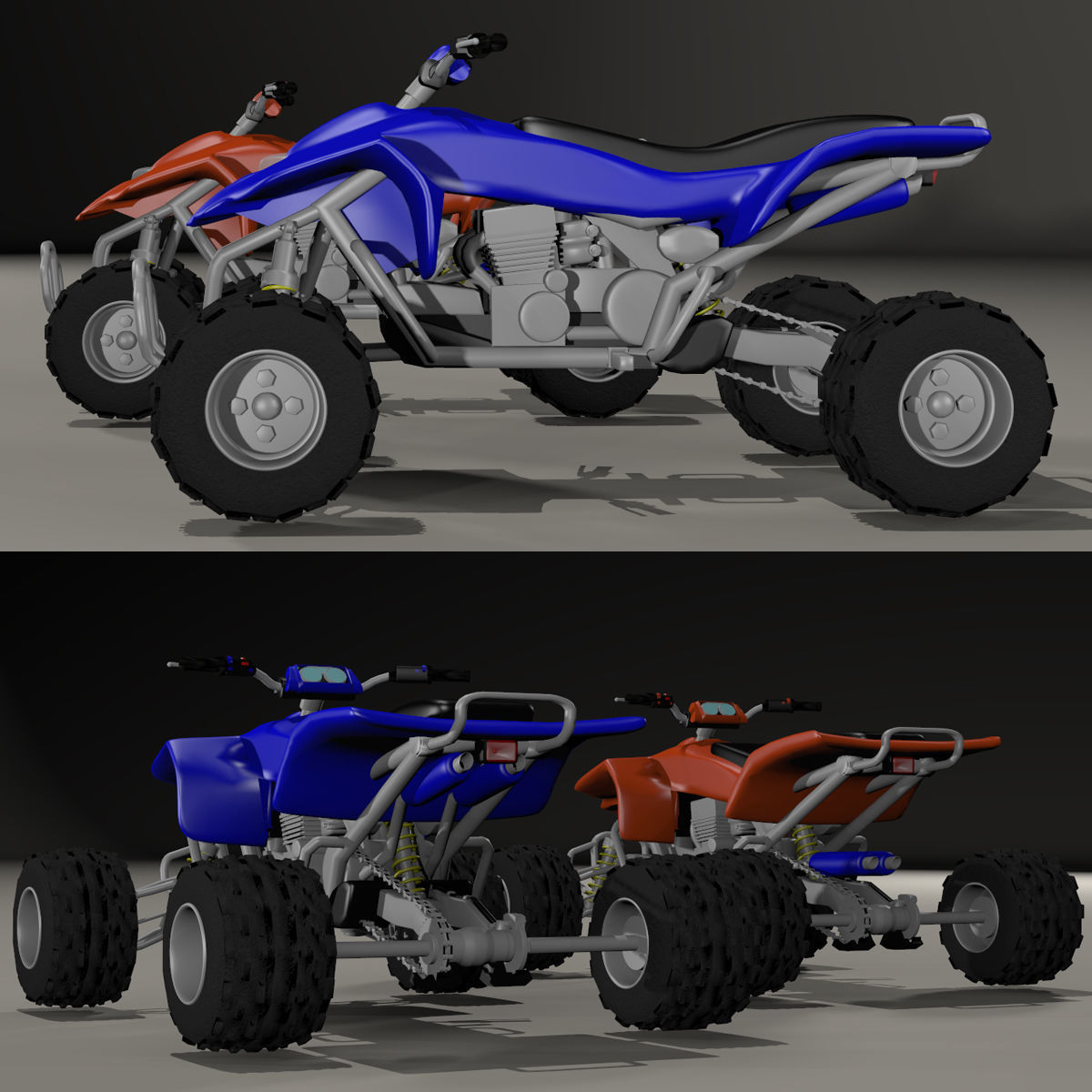 ATV Quad 3D model | CGTrader