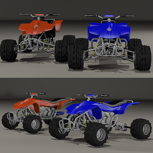 ATV Quad 3D model | CGTrader