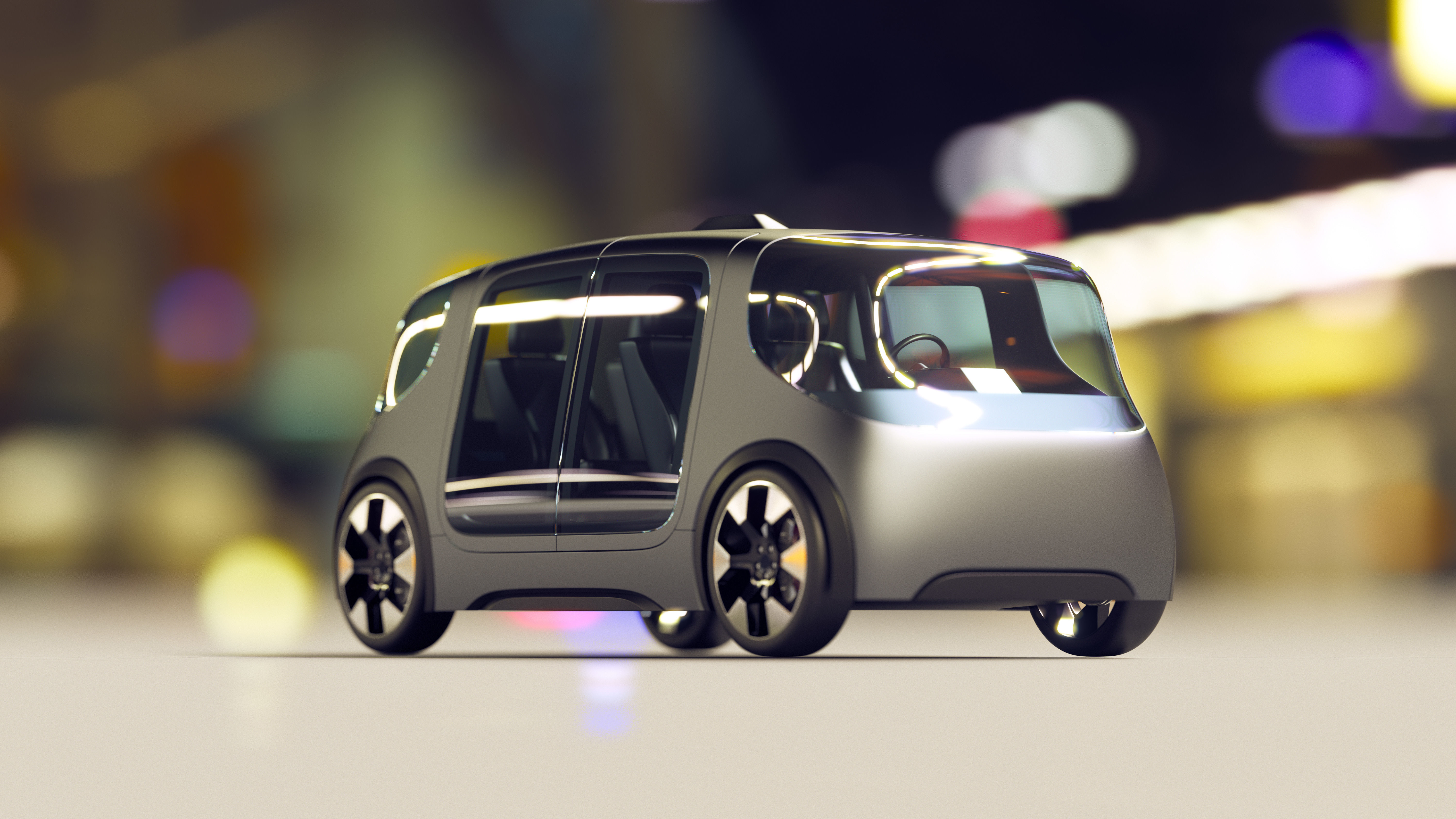 land rover jaguar Vector pod - electric car 3D model | CGTrader