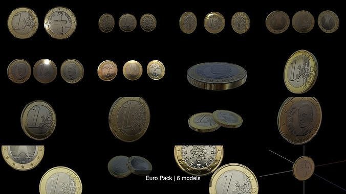 3D Model Collection Euro Pack VR / AR / low-poly | CGTrader