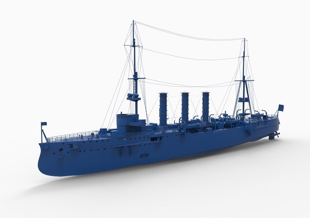3D printable model SMS EMDEN 1908 | CGTrader