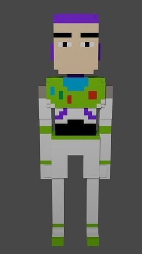 3D model Low poly Buzz Lightyear VR / AR / low-poly | CGTrader