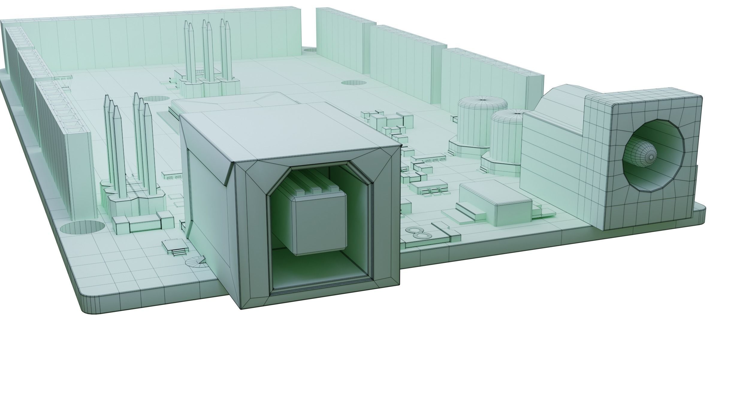 3D model Arduino Mega 2560 VR / AR / low-poly | CGTrader