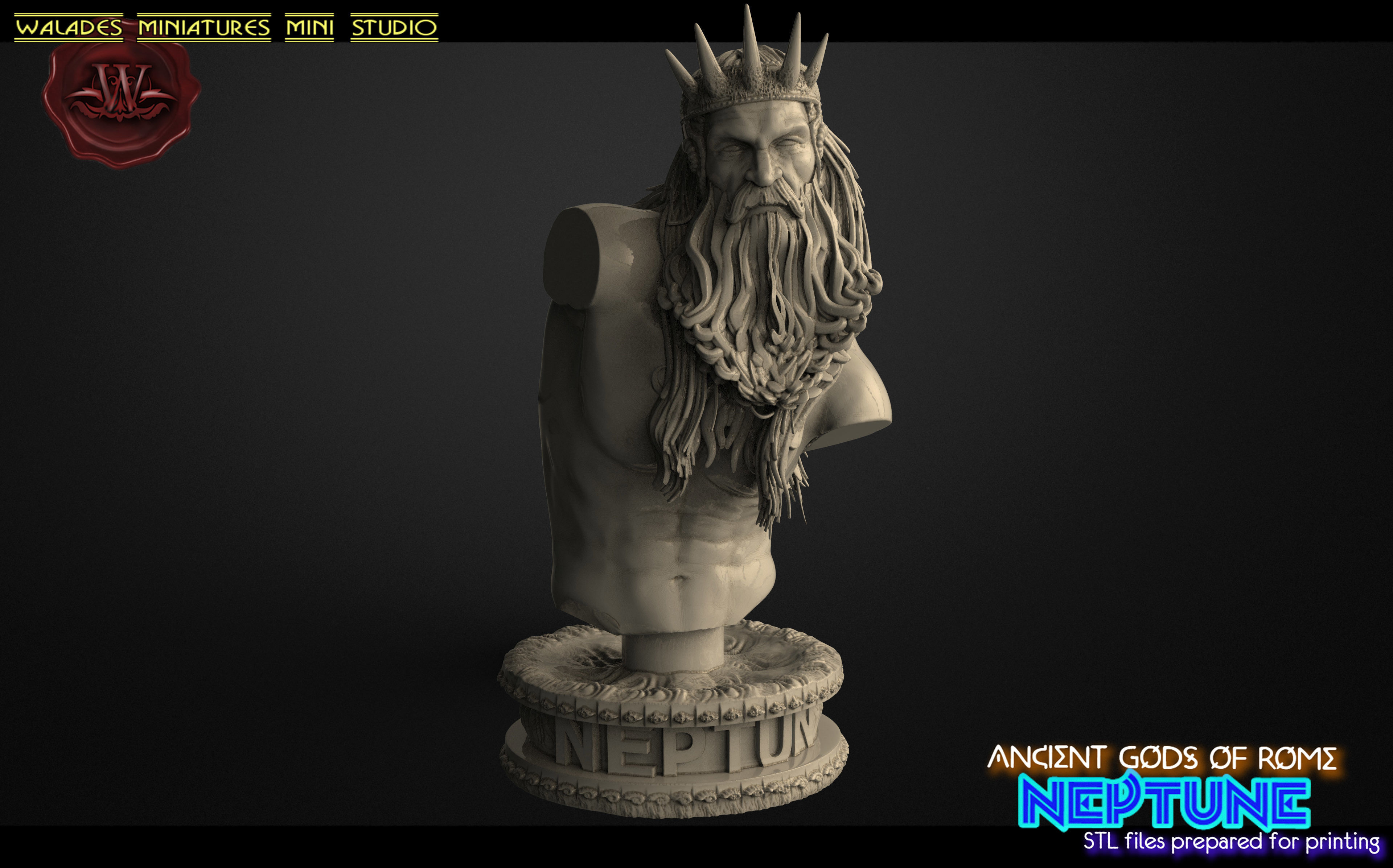 Neptune 3D model 3D printable | CGTrader