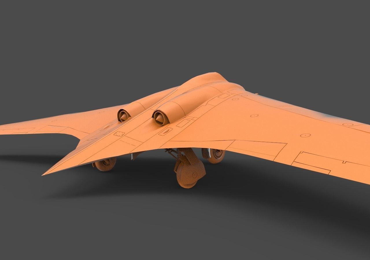 Horten Ho 229 3D model 3D printable | CGTrader