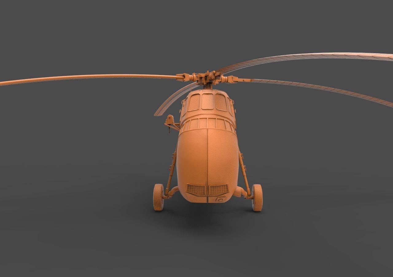 Sikorsky H-34 3D model 3D printable | CGTrader