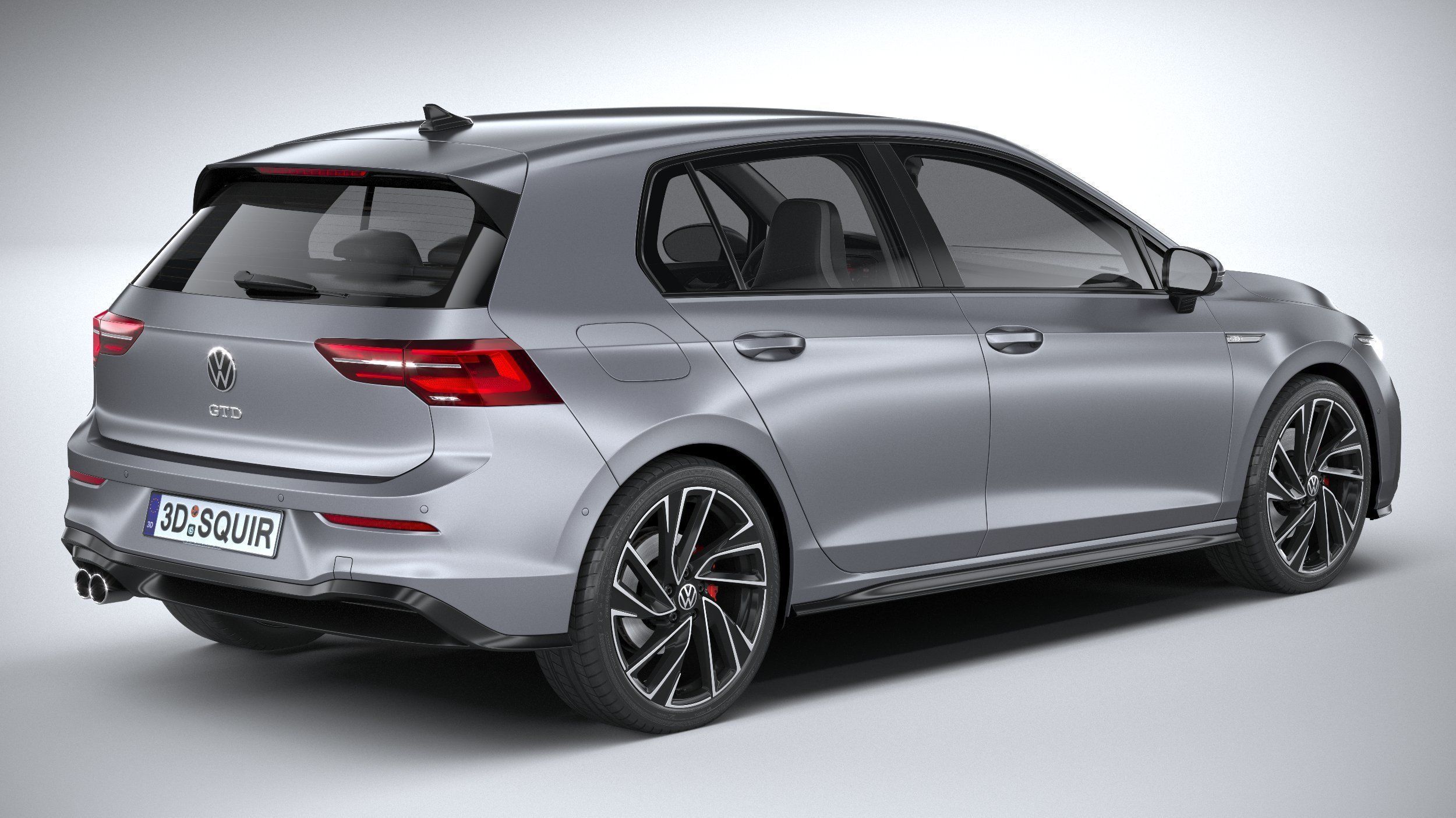 Volkswagen Golf GTD 5-door 2020 3D model | CGTrader