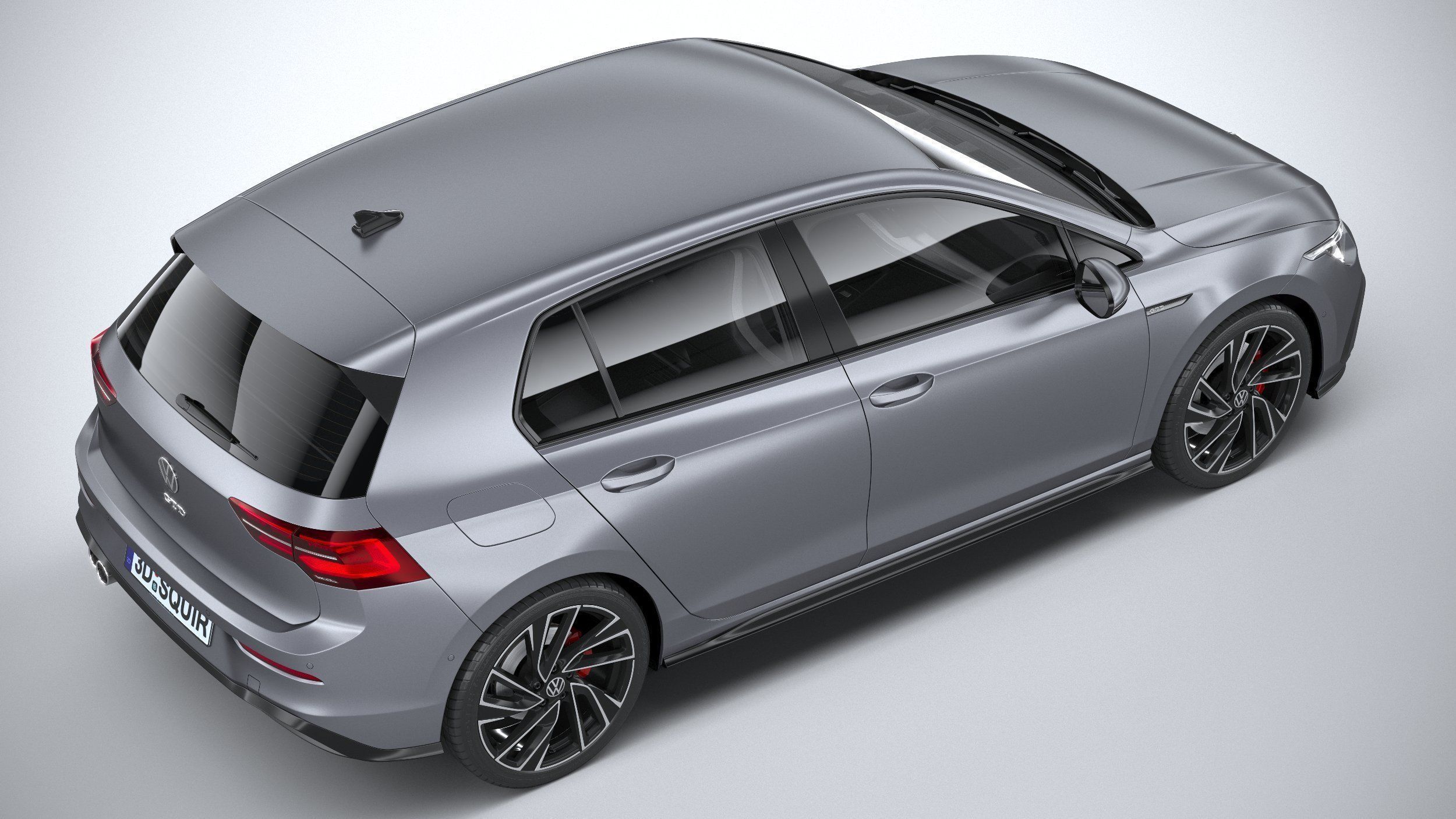 Volkswagen Golf GTD 5-door 2020 3D model | CGTrader