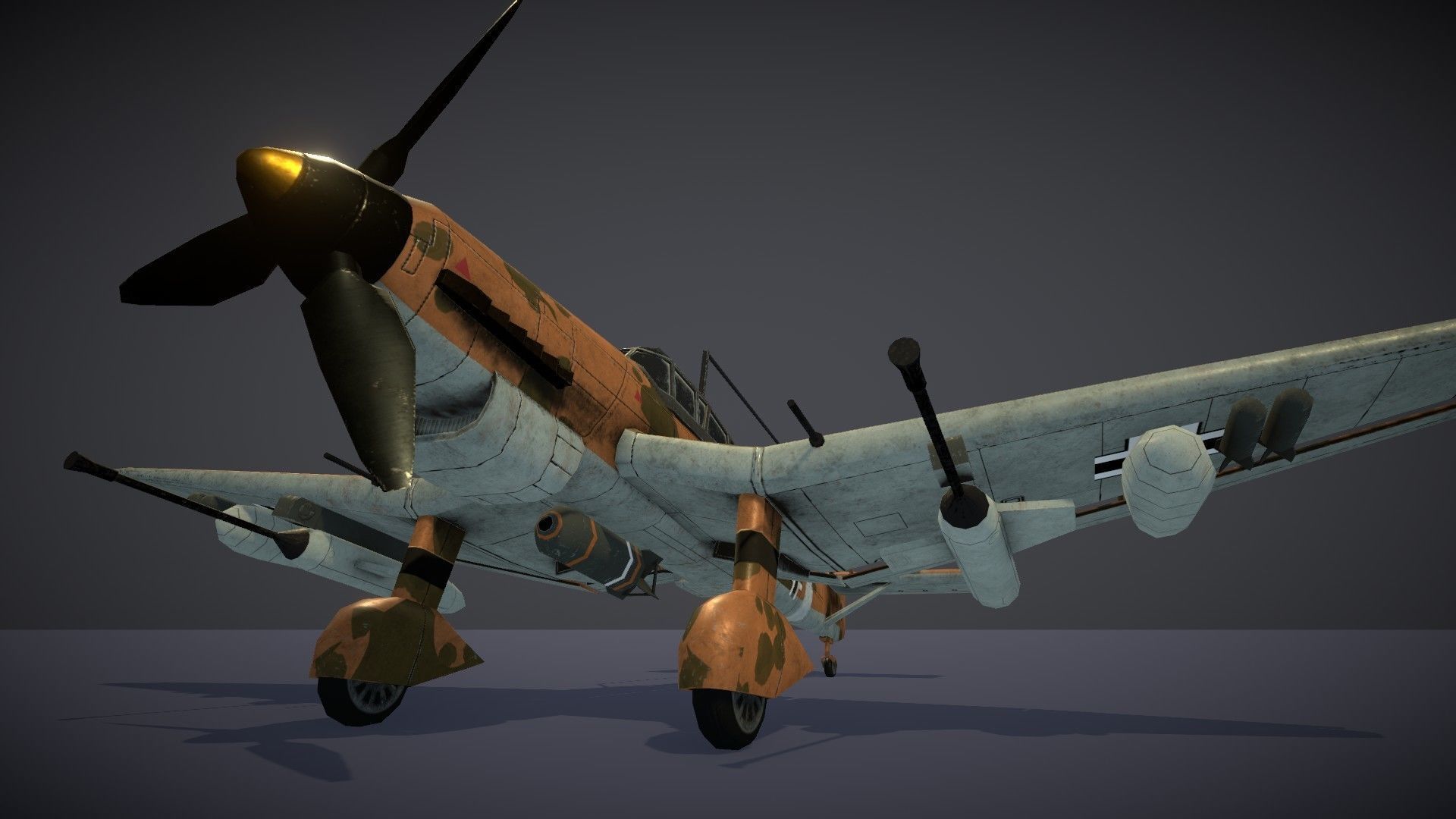 3D model Junkers JU-87 Stuka VR / AR / low-poly | CGTrader