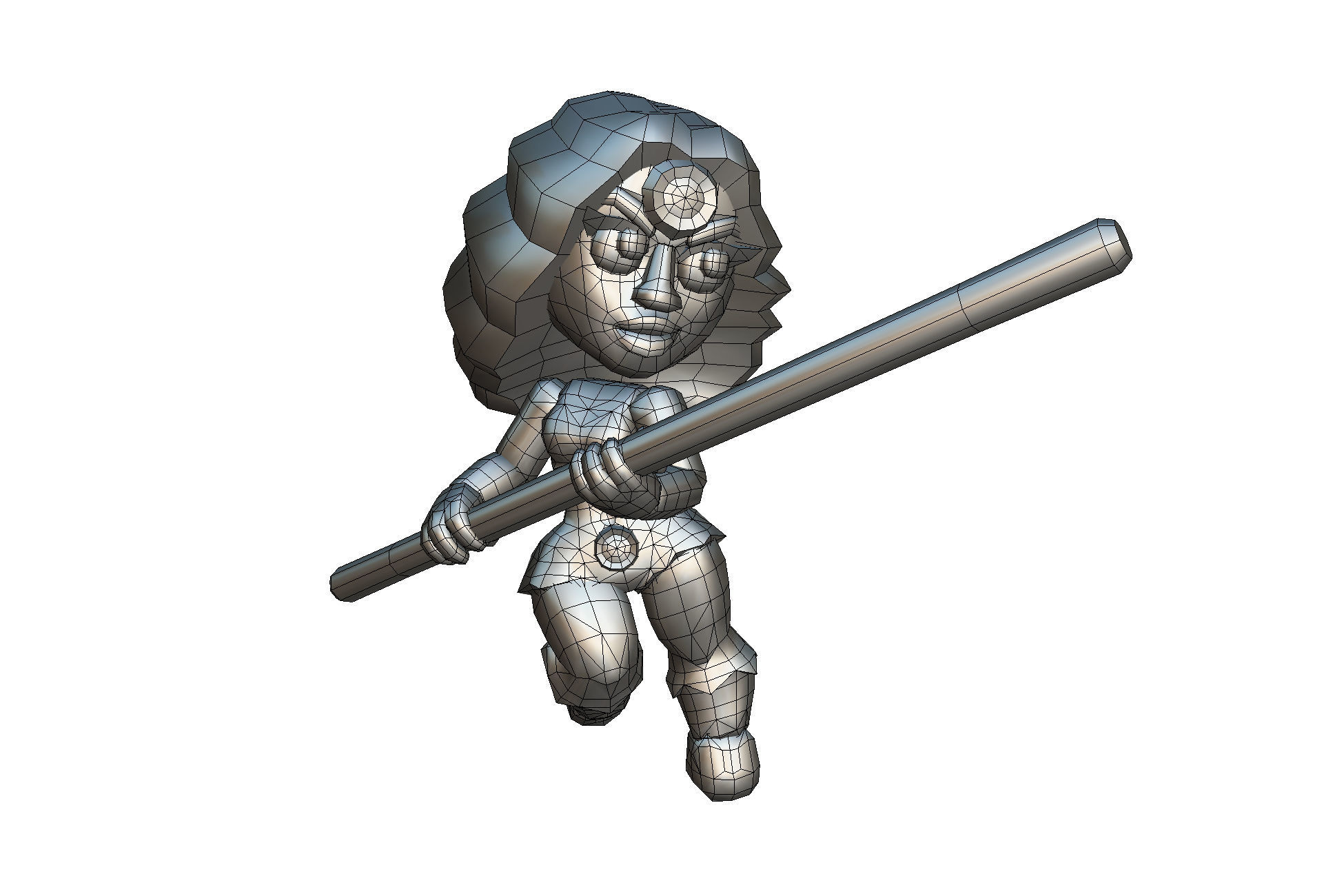 3D model DnD Acrobat - Proto Series VR / AR / low-poly rigged | CGTrader