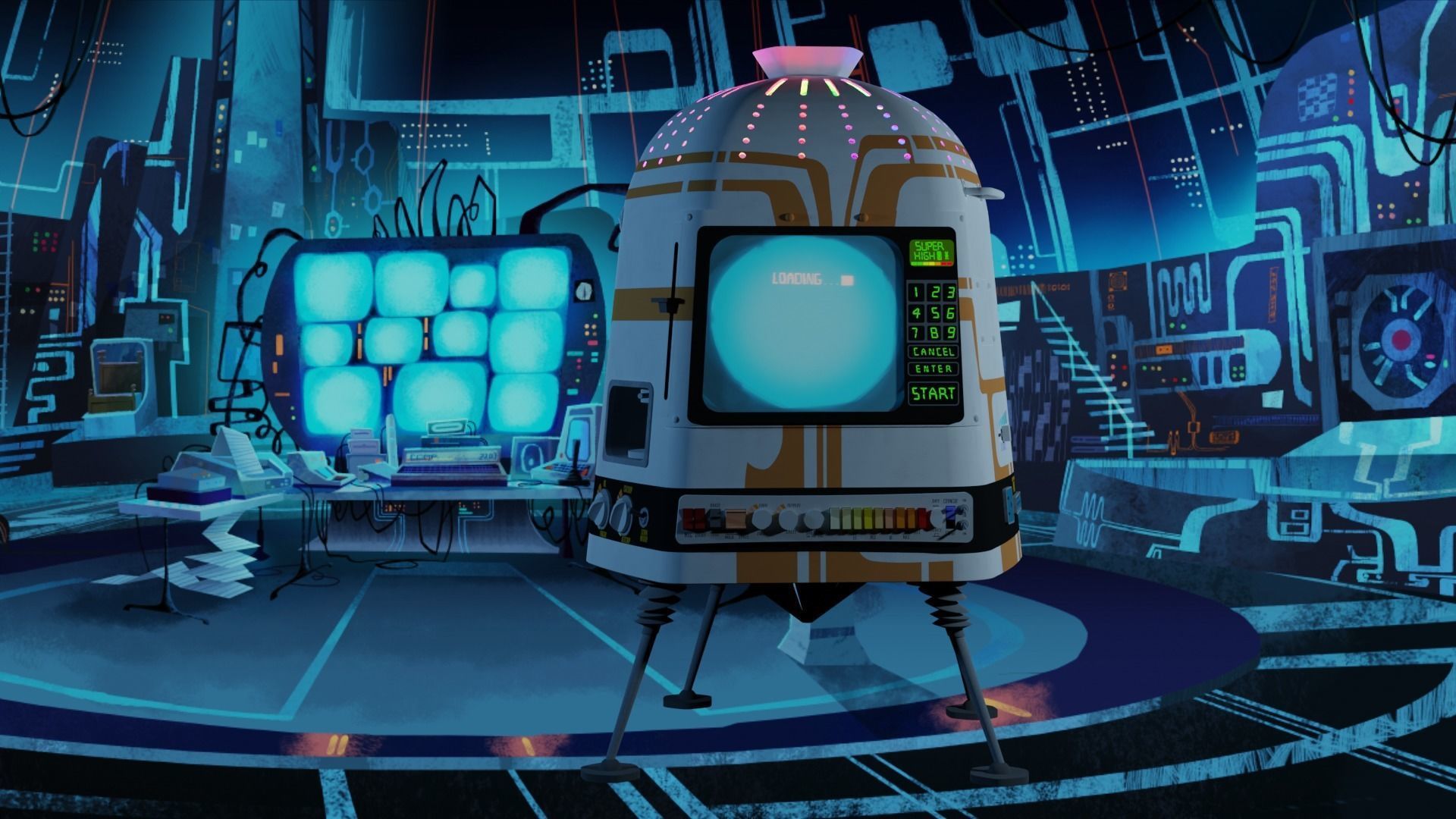 Cloudy With a Chance of Meatballs FLDSMDFR 3D model | CGTrader