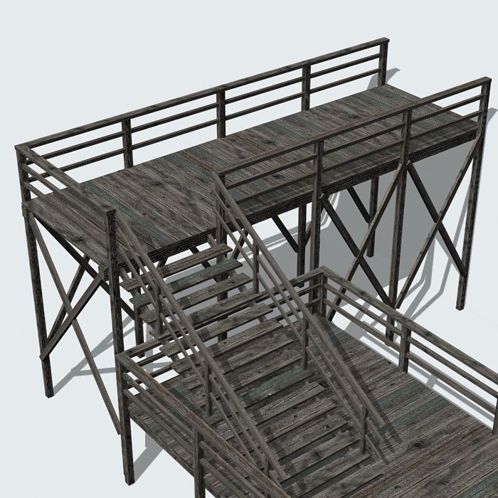 3D model Dock 05 VR / AR / low-poly | CGTrader