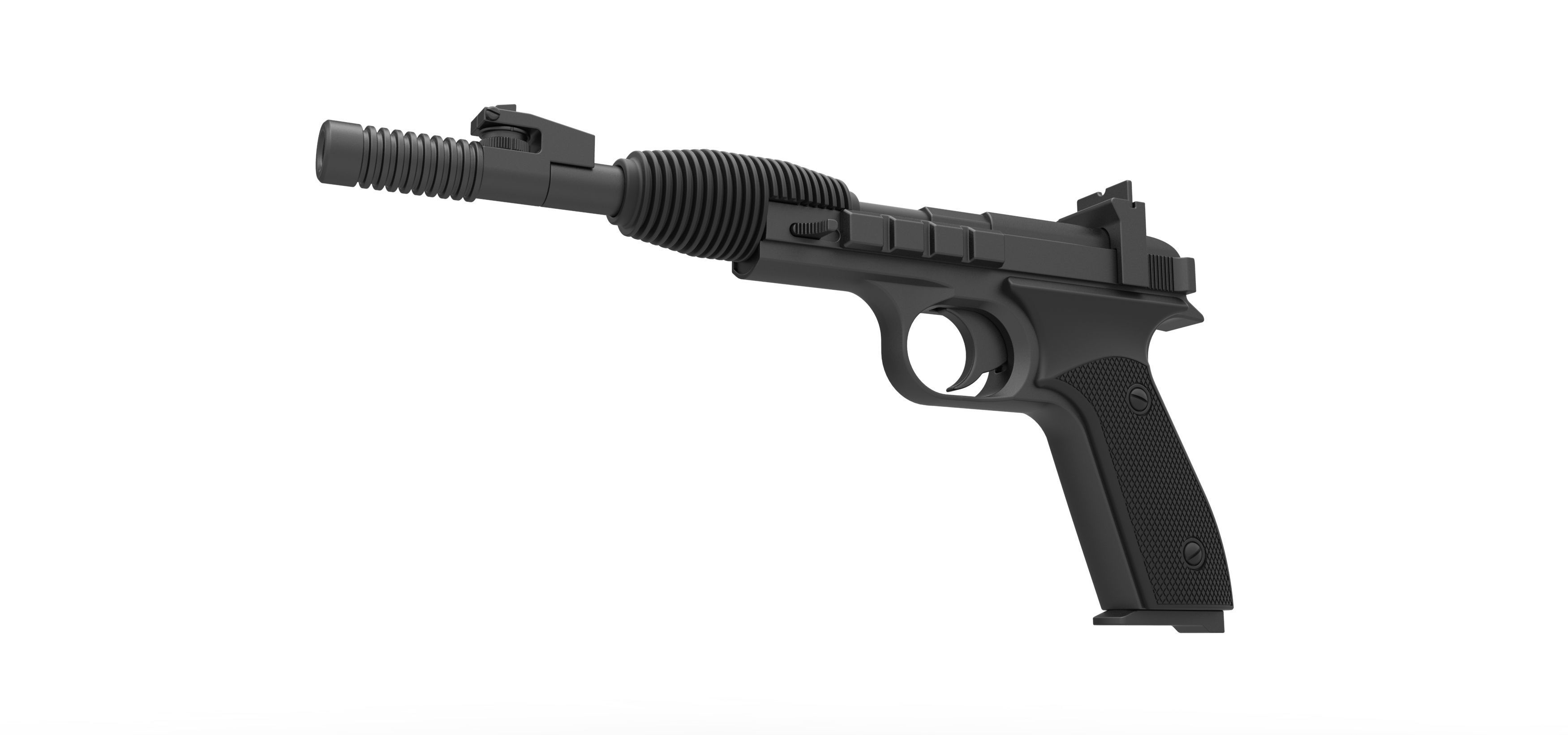 Blaster pistol X-30 from Star Wars Return of the Jedi 3D model | CGTrader