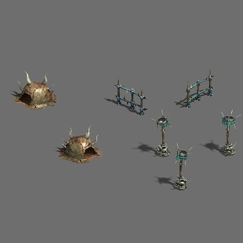 Monster base - decoration 3D model | CGTrader