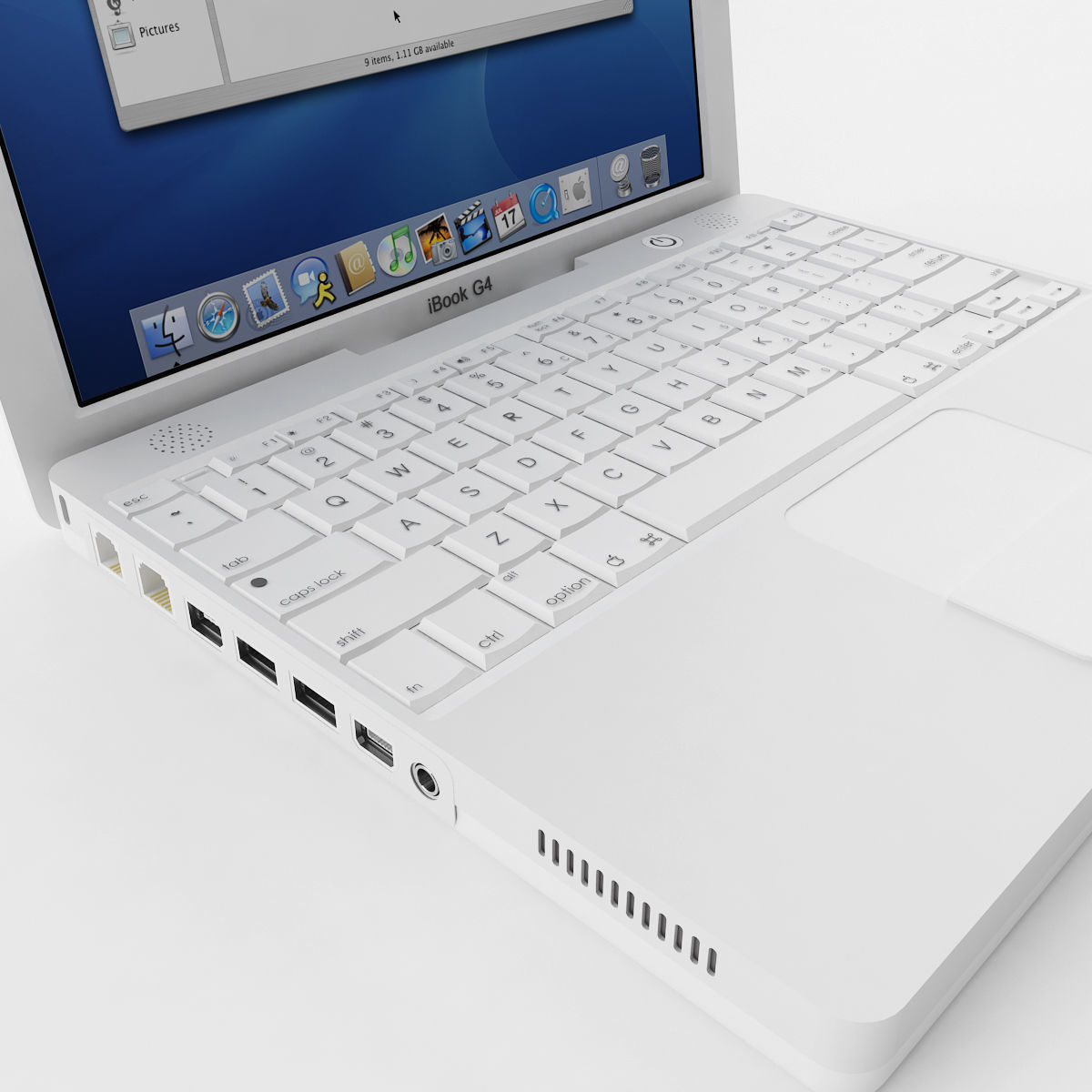 iBook G4 3D model | CGTrader