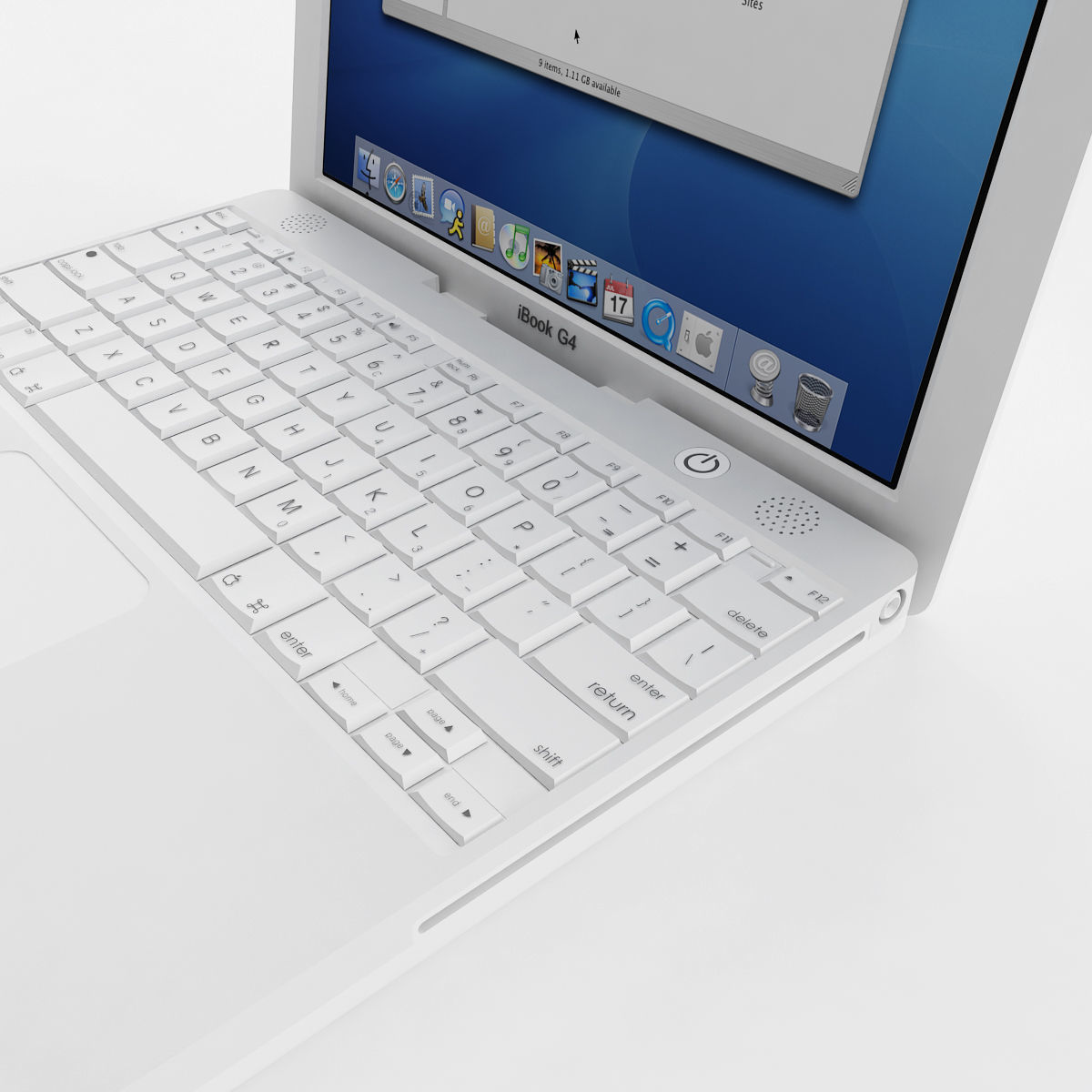 iBook G4 3D model | CGTrader