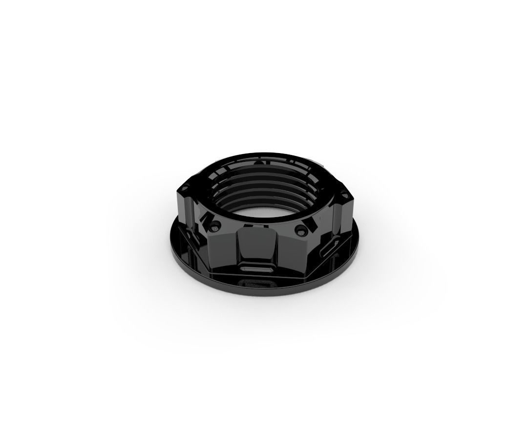 Pro Bolt CNC Top Yoke Nut 3D model | CGTrader