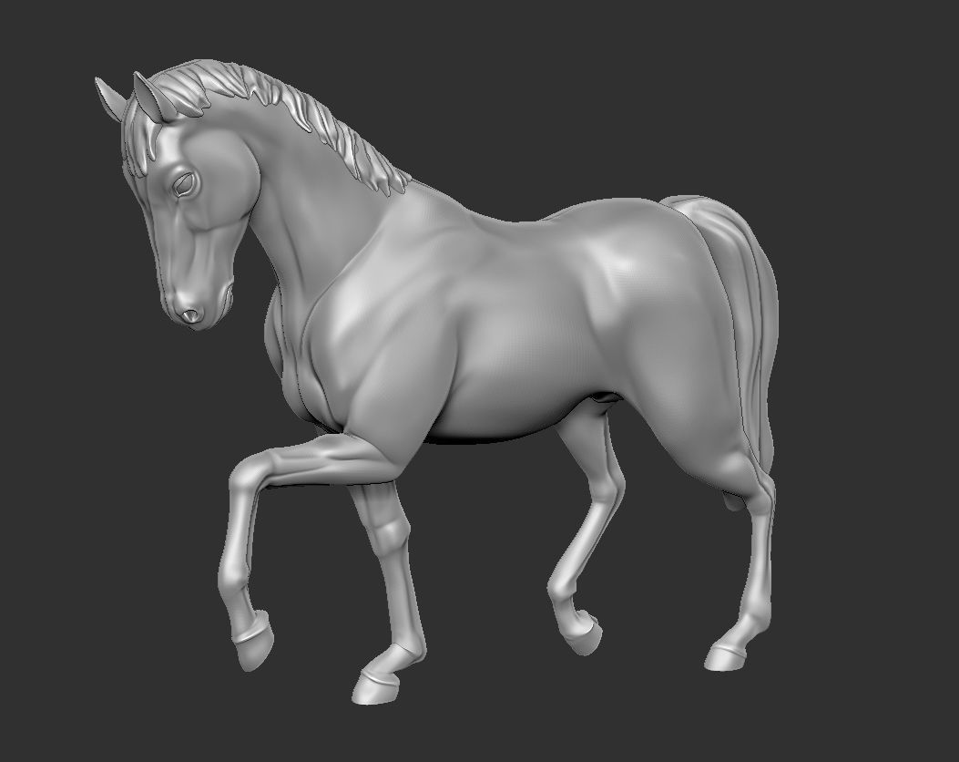 Horse - Walk 3D model 3D printable | CGTrader