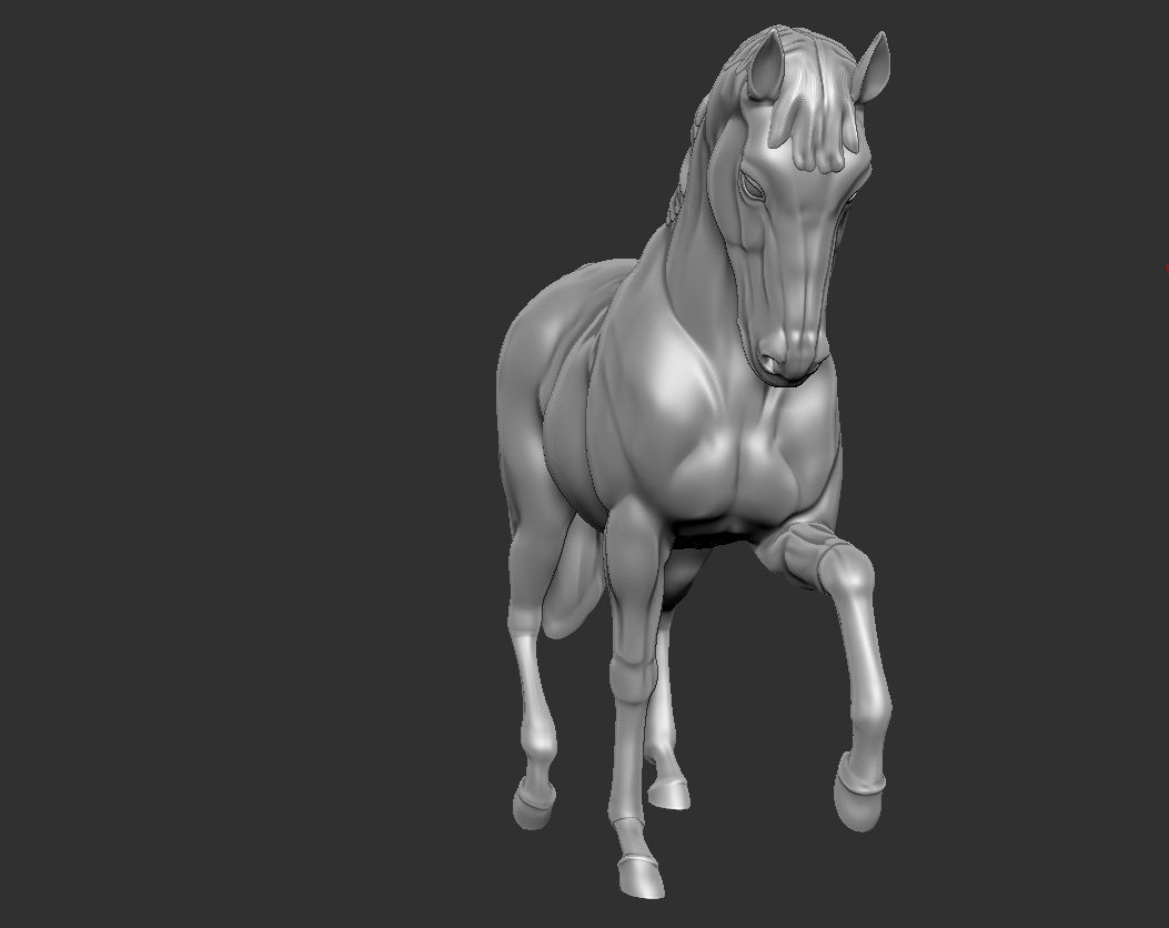 Horse - Walk 3D model 3D printable | CGTrader