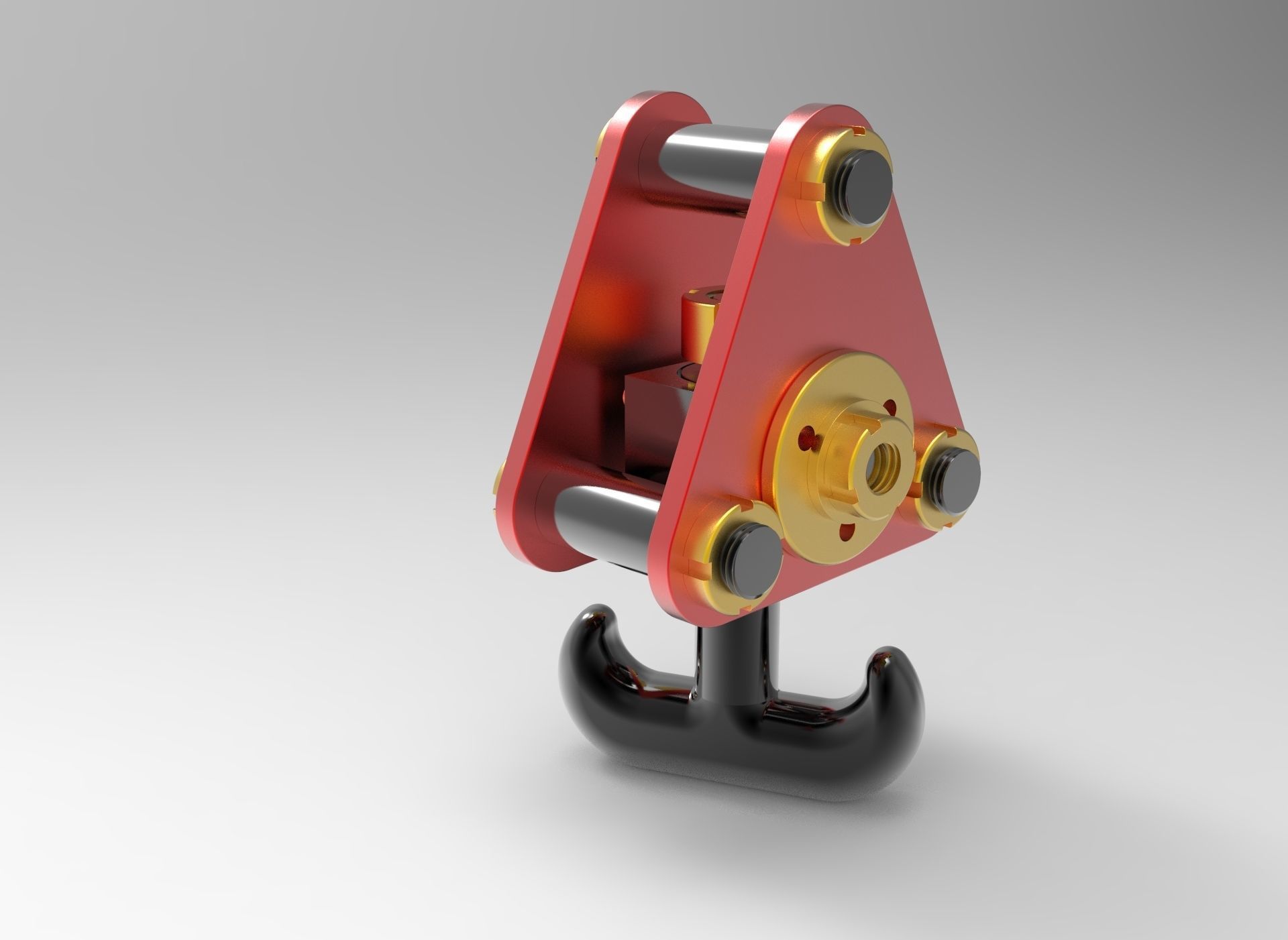 crane hook solid works free 3D model 3D printable | CGTrader