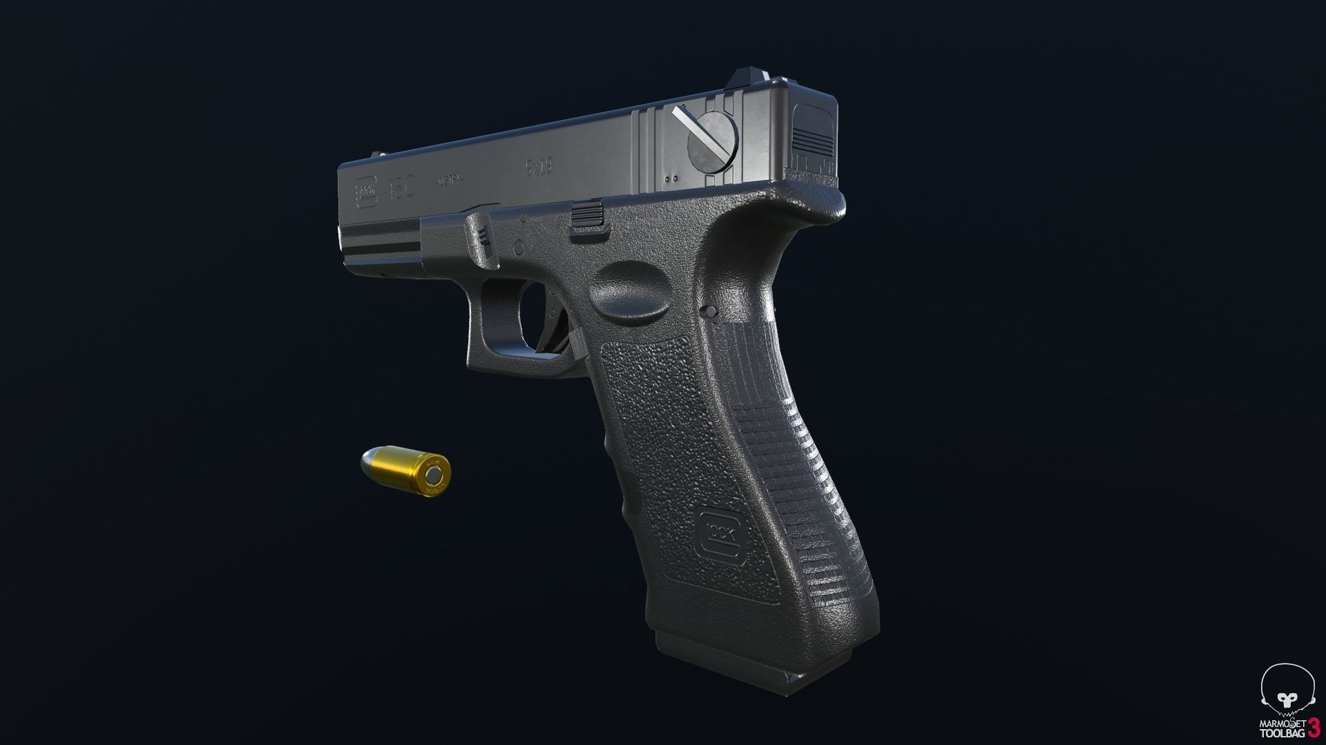 3D model Glock 18C VR / AR / low-poly | CGTrader
