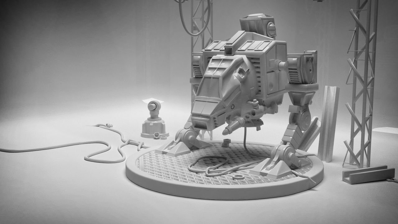 Biped Robot 3D model | CGTrader