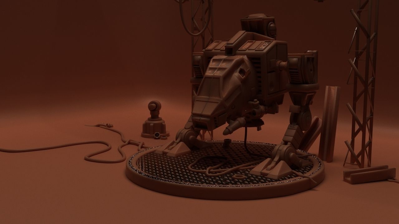 Biped Robot 3D model | CGTrader