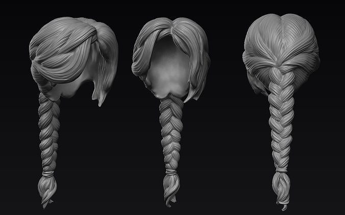 Hair 31 3D model | CGTrader