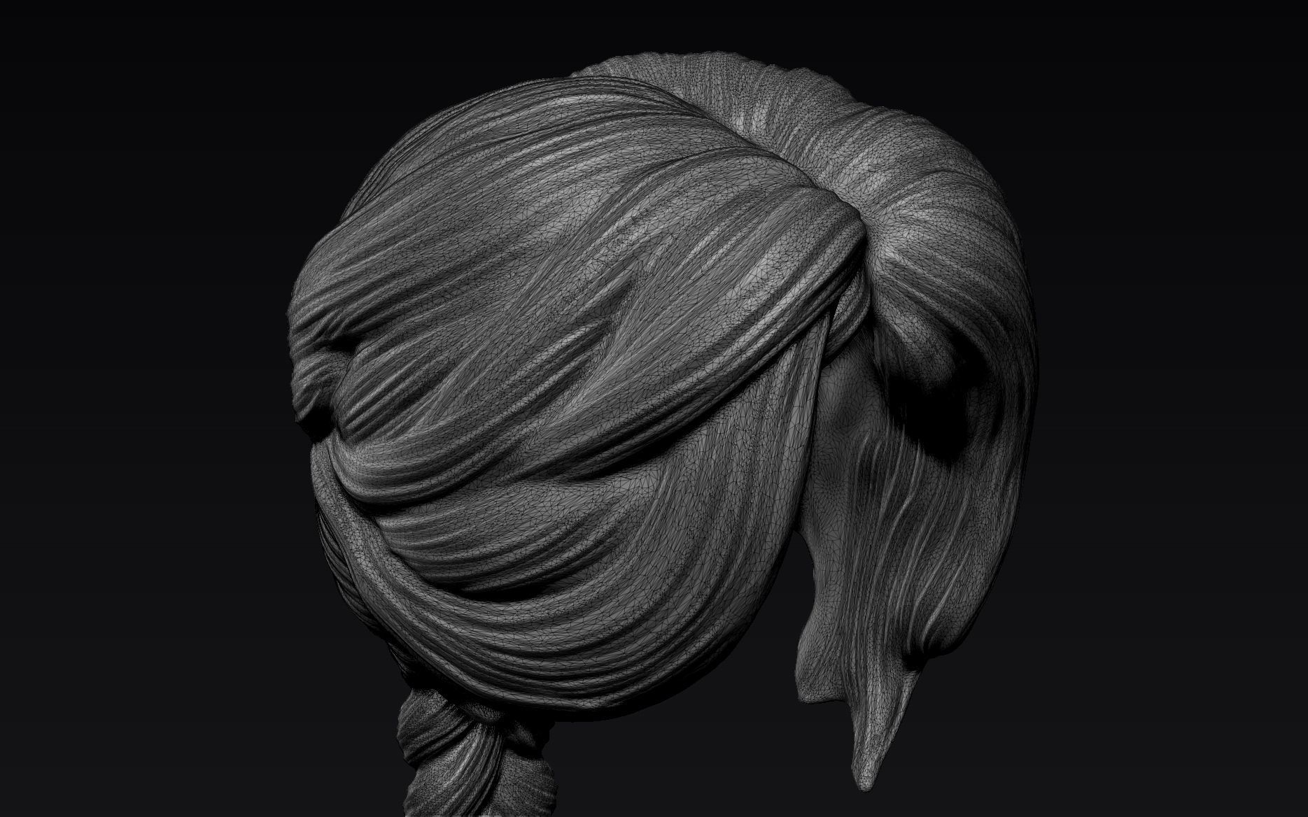 Hair 31 3D model | CGTrader
