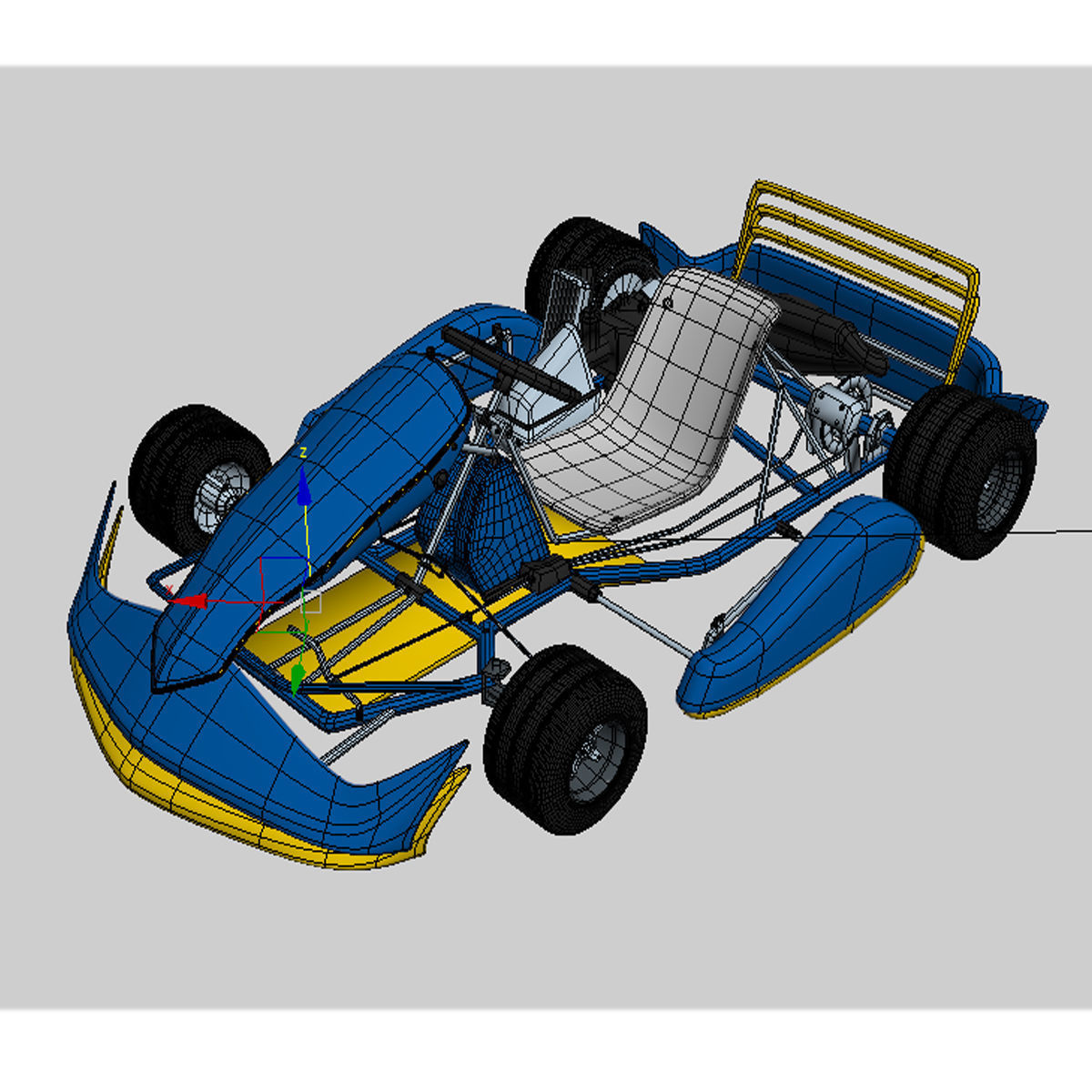 3d Kart free 3D model | CGTrader
