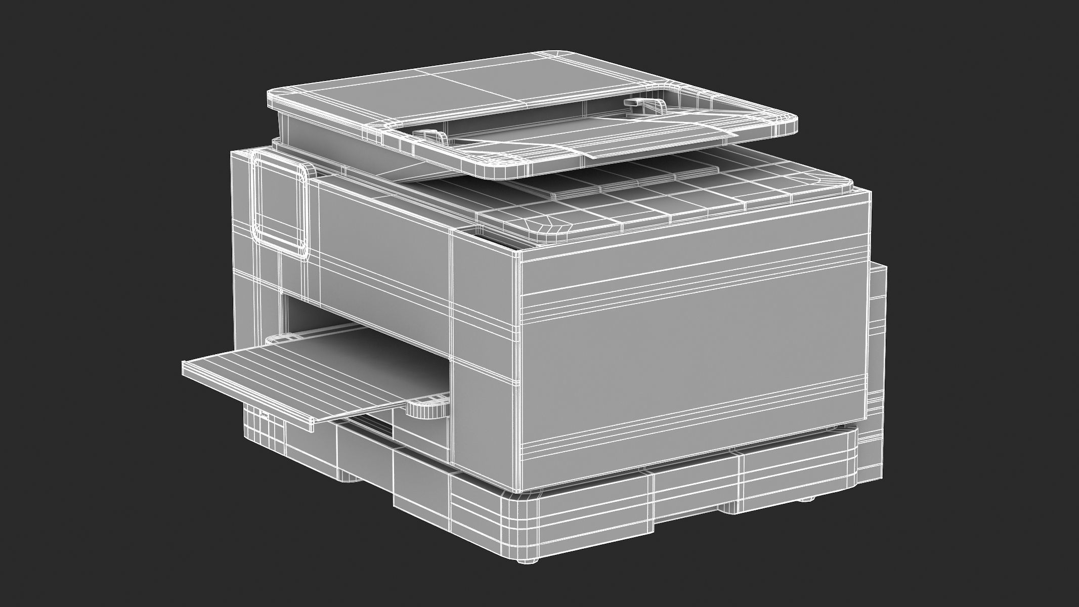 Office Printer 3D model | CGTrader