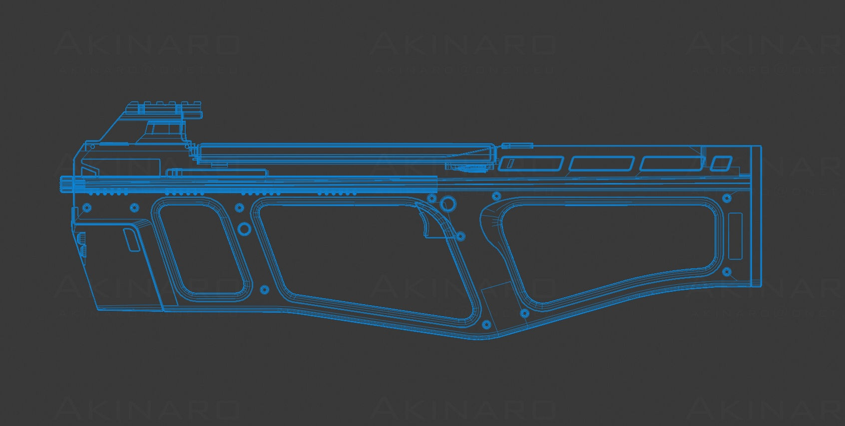 3D model FN P90 2K prototype VR / AR / low-poly | CGTrader