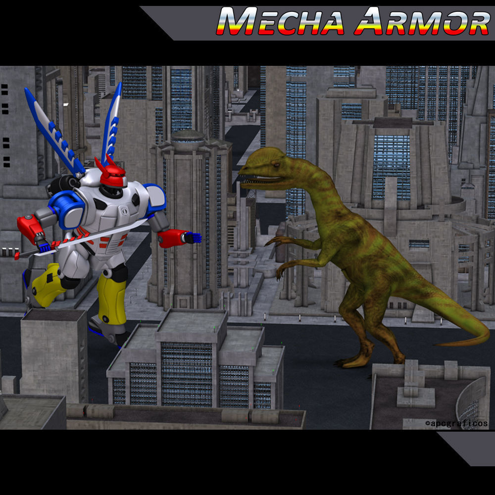 Mecha Armor 3D model | CGTrader