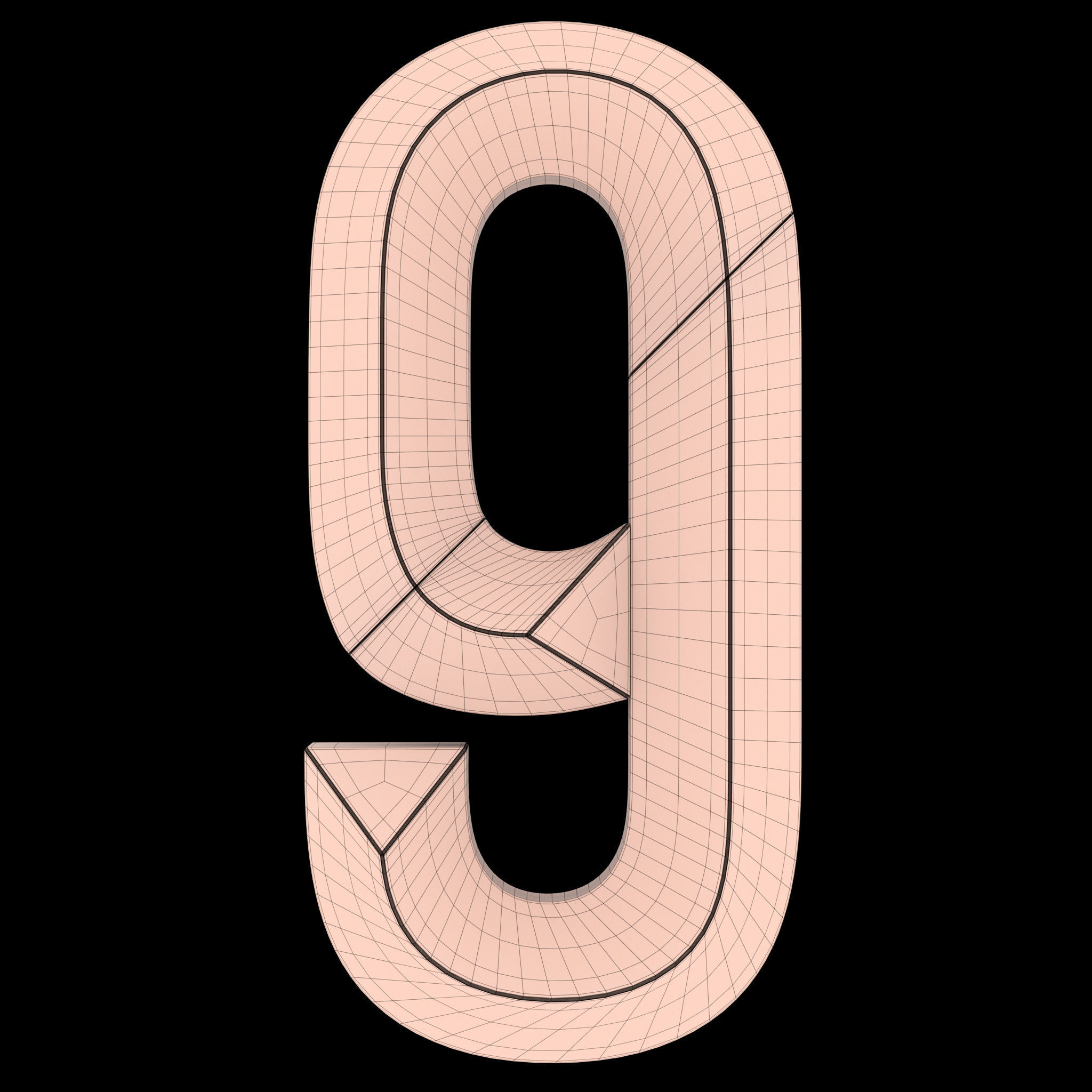 3D Graphic Number 9 3D model | CGTrader