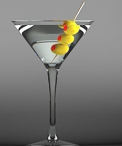 Martini Coctail 3D model | CGTrader